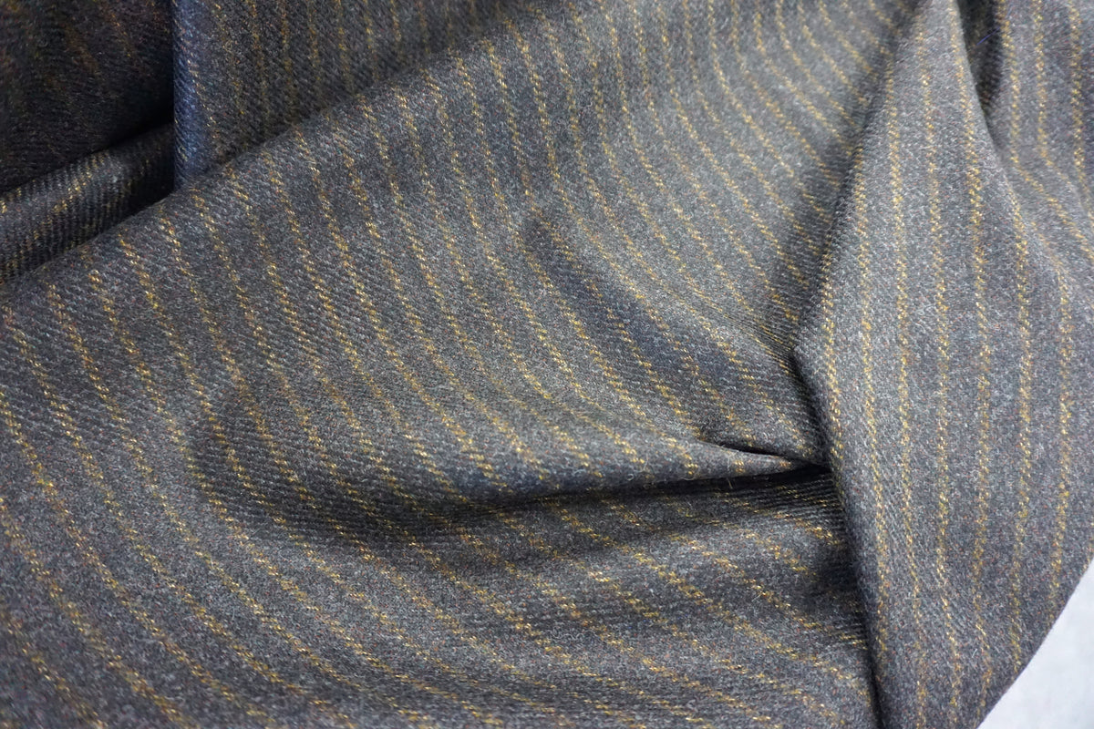 Italian Stripe Gabardine Wool Suiting – Fabric Muse