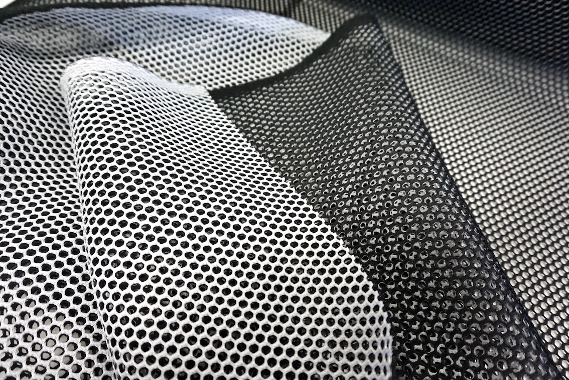 Ivory Sports Mesh – Fabric Muse