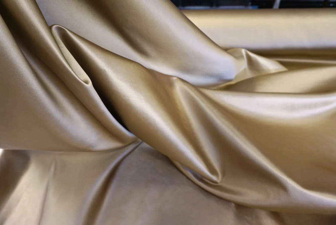 Heavy Duchesse Silk Satin, Gold – Fabric Muse